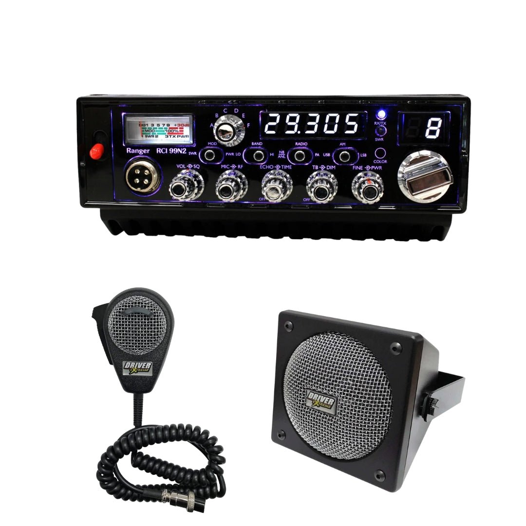 CB Radio Combo | Ranger 200 Watt CB Radio, Speaker, Microphone — CB ...
