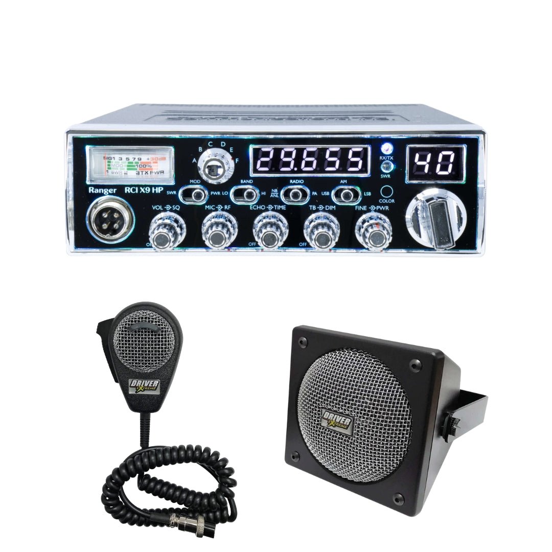 CB Radio Combo | Ranger 10 Meter CB Radio, Speakers, Microphone — CB ...